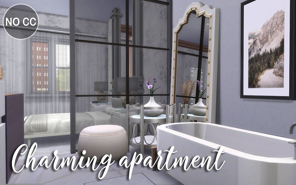 【葡萄吃月饼|搬运】模拟人生4定格速建 Charming Apartment | No CC ...