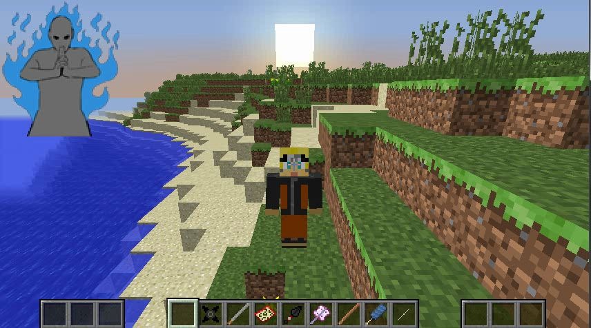 《我的世界》火影忍者mod,影分身之术!