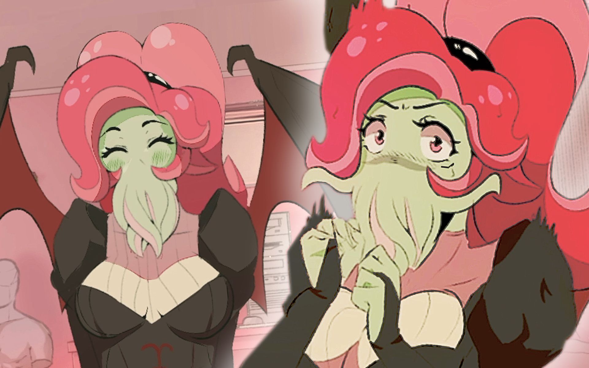 你可以想象和克苏鲁谈恋爱吗?克系超萌恐怖❤恋爱游戏《爱的吸盘:...