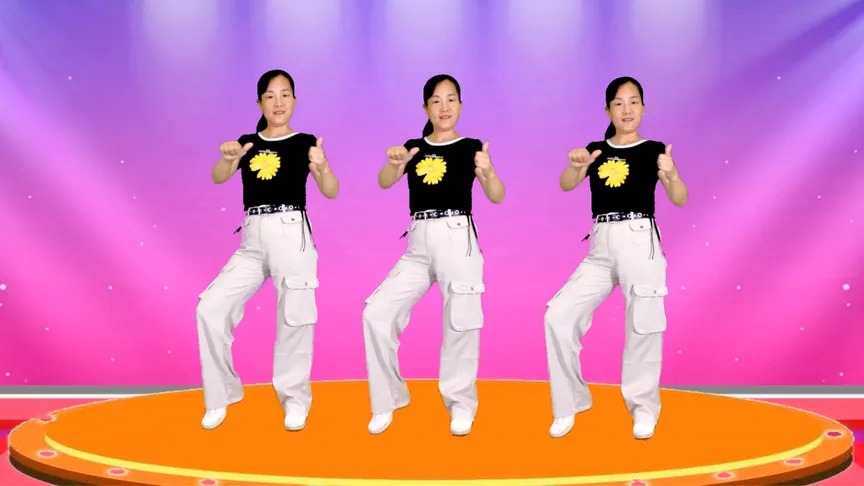 64步广场舞《一路向北》动感时尚,火热流行中