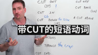 13个带"cut"的短语动词