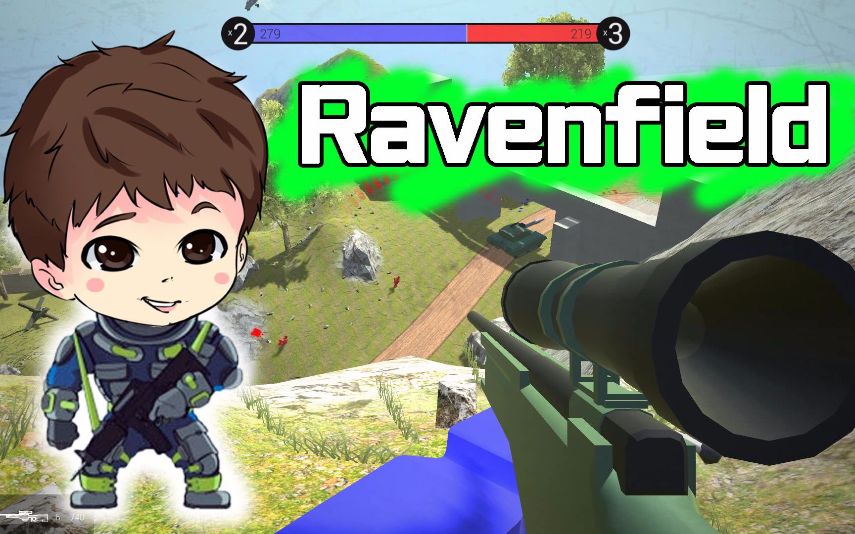 【逍遥小枫】可以开坦克飞机打AK? | 战地模拟器(Ravenfield)