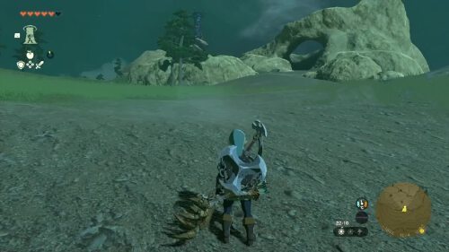 塞尔达王国之泪,升级武器栏库柏林位置,最后在呀哈哈森林