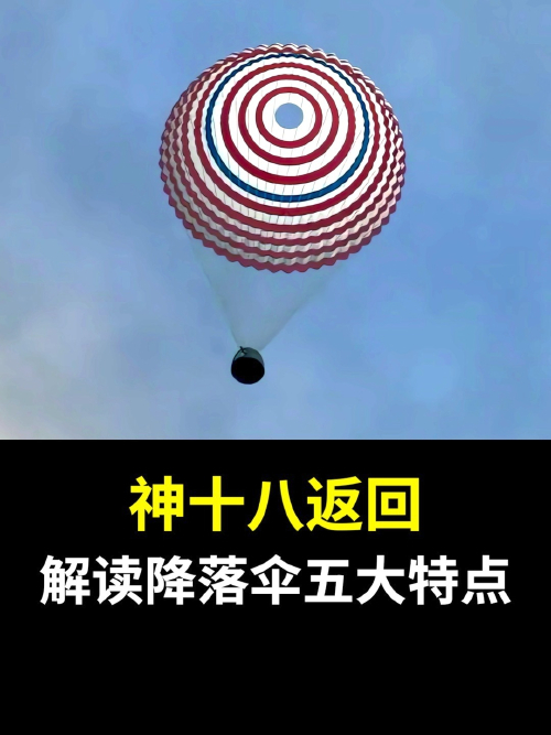 神十八返回,解读降落伞五大特点!