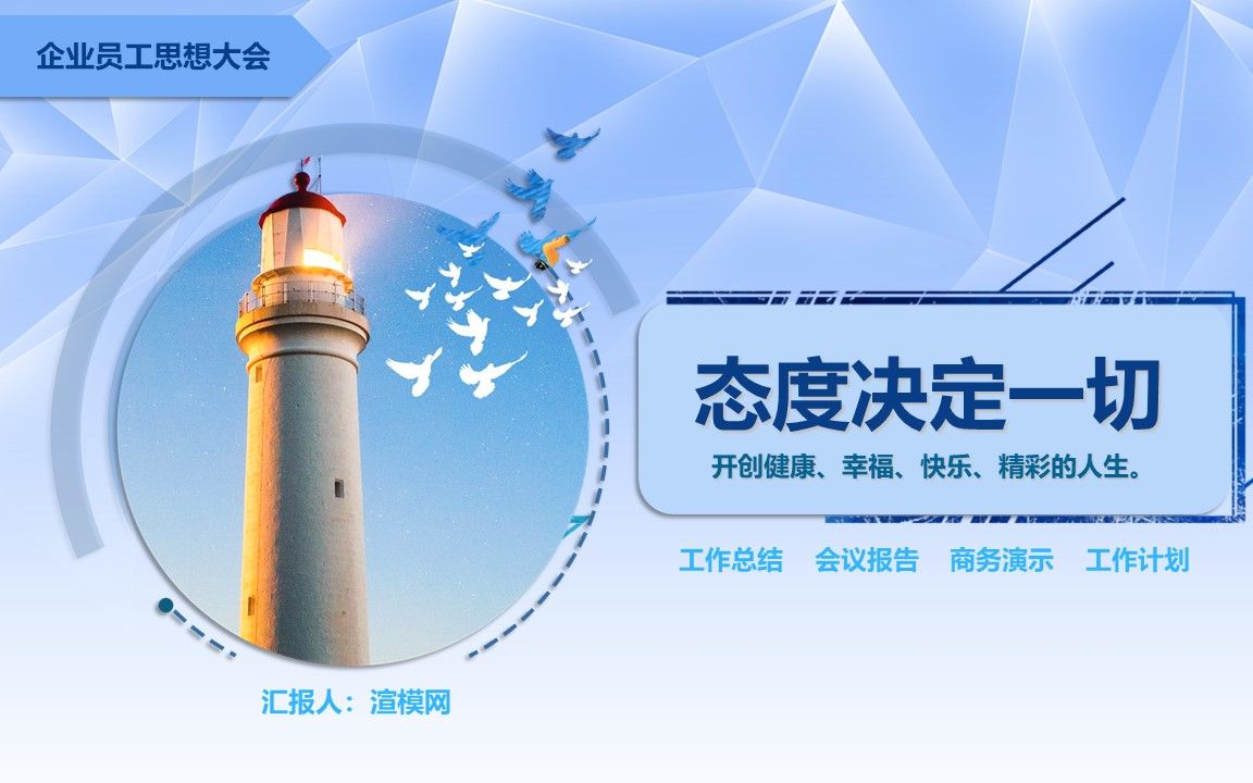 企业文化团队建设员工管理培训心态培训课件ppt模板