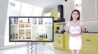 久木林林松木实木碗橱柜推拉门059