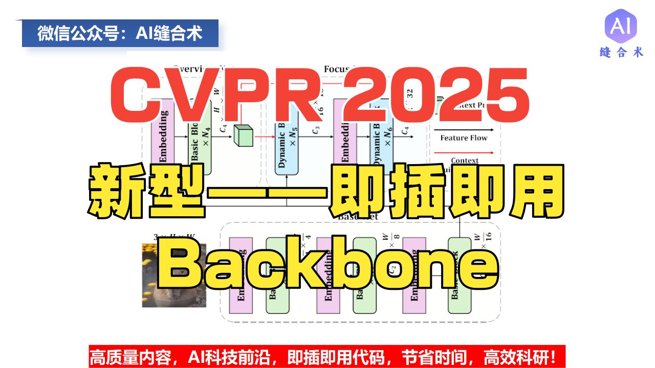...通用的Backbone和上下文混合动态卷积!(AI缝合术/CV/研究生救星)