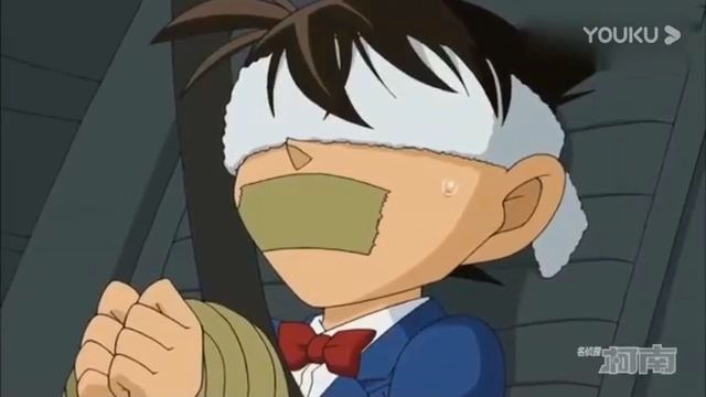 名侦探柯南:柯南好奇心太重问题太多,绑匪将柯南捆的结结实实-动漫-...