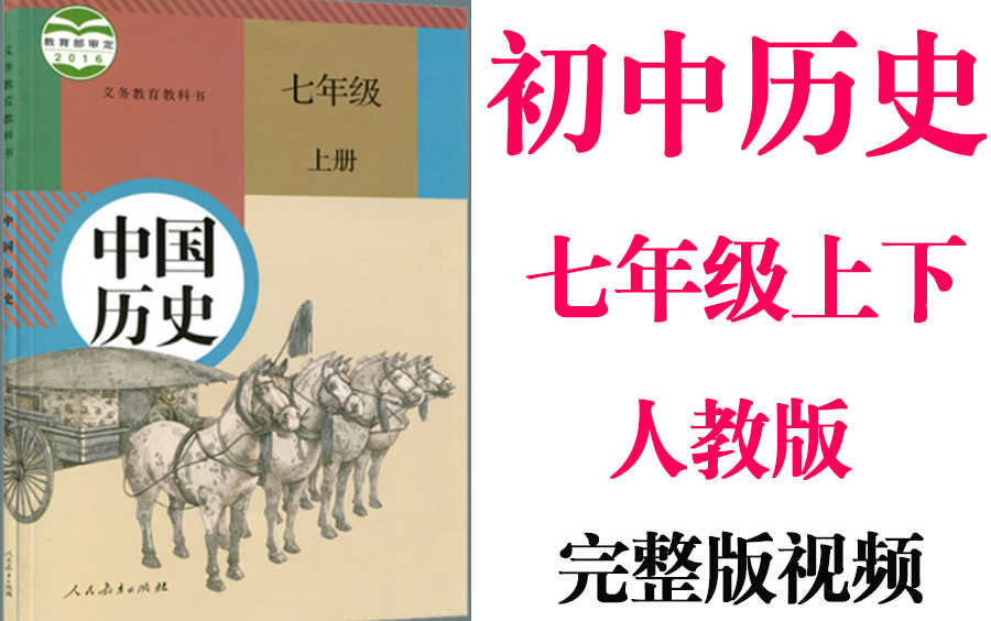 【初中历史】初一历史 中国历史 七年级全年 同步基础教材教学网课丨...