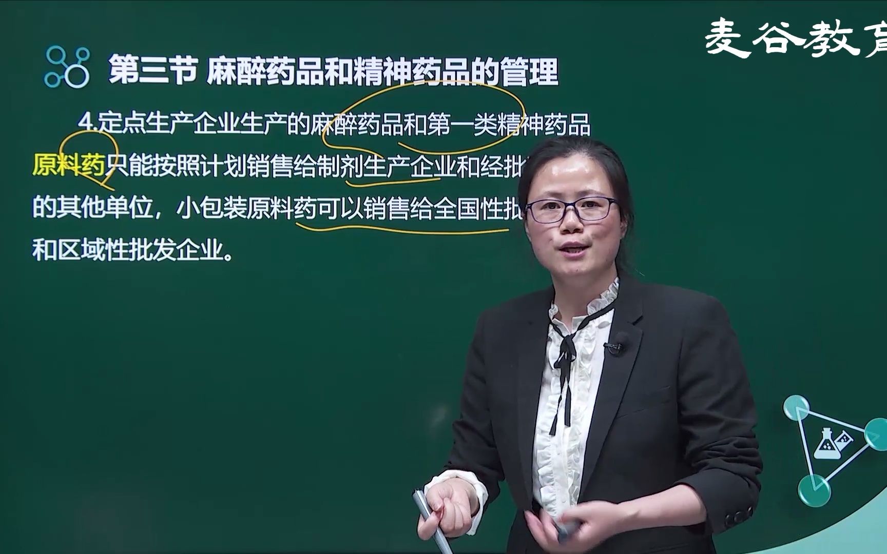 【执业药师】药事管理与法规-61第三节麻醉药品和精神药品的管理(二)-1