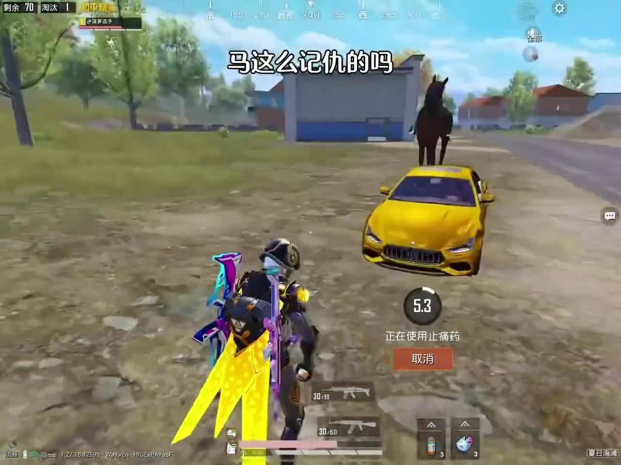 马很记仇的!真的离谱! #和平精英#和平精英创世代码