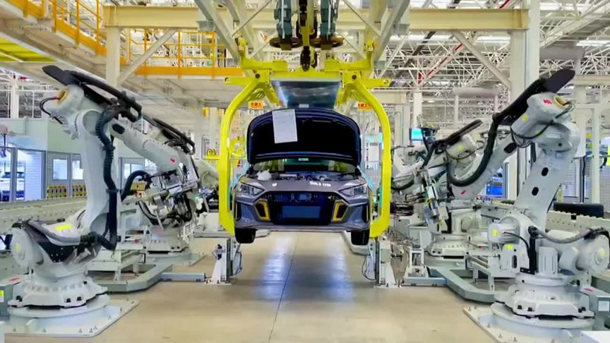 带你了解广汽传祺汽车生产过程#工业机器人 #智能制造