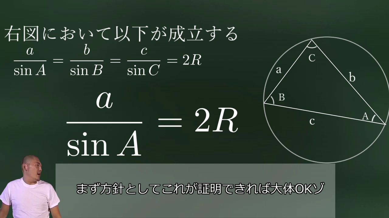 大先辈教你证明正弦定理