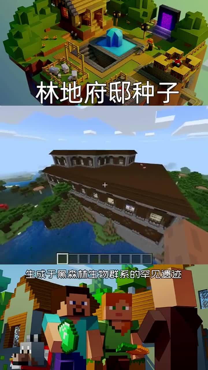 我的世界推荐超刺激的林地府邸地图种子超.