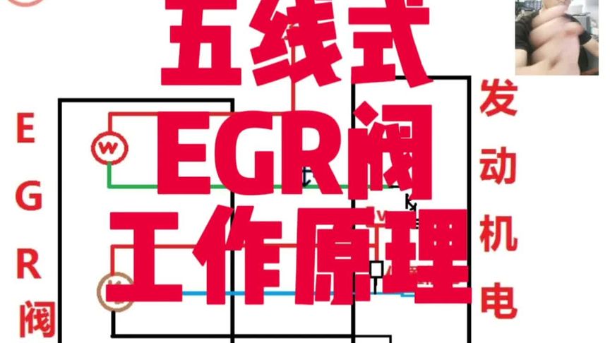 五线式EGR阀工作原理#汽车电子 #抖音汽车 #修理工的日常