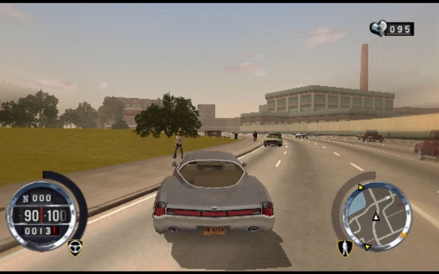 (pcsx2模拟器)试玩ps2上的小GTA4 —— Driver - Parallel Lines