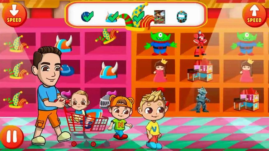 国外小兄弟超市购买生活用品 # 开心的玩汽车玩具 # 手工制作