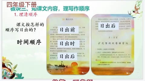 《海上日出》新课标下任务群教学示范课,课件教案抢先看课堂实录+...
