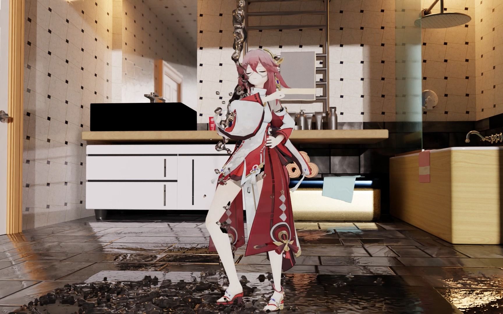 神子:啊 啊 啊~ 太凉快了,CPU冒烟系列——真实模拟流体碰撞