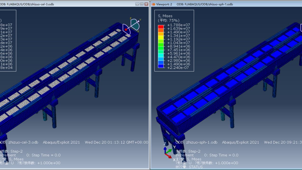 ABAQUS有限元模型——基于CEL和SPH算法的水箱结构地震荷载下...