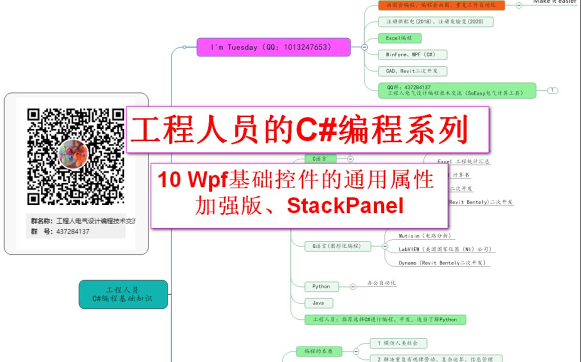 工程人员的C#编程系列:10 Wpf基础控件的通用属性 加强版、StackPanel
