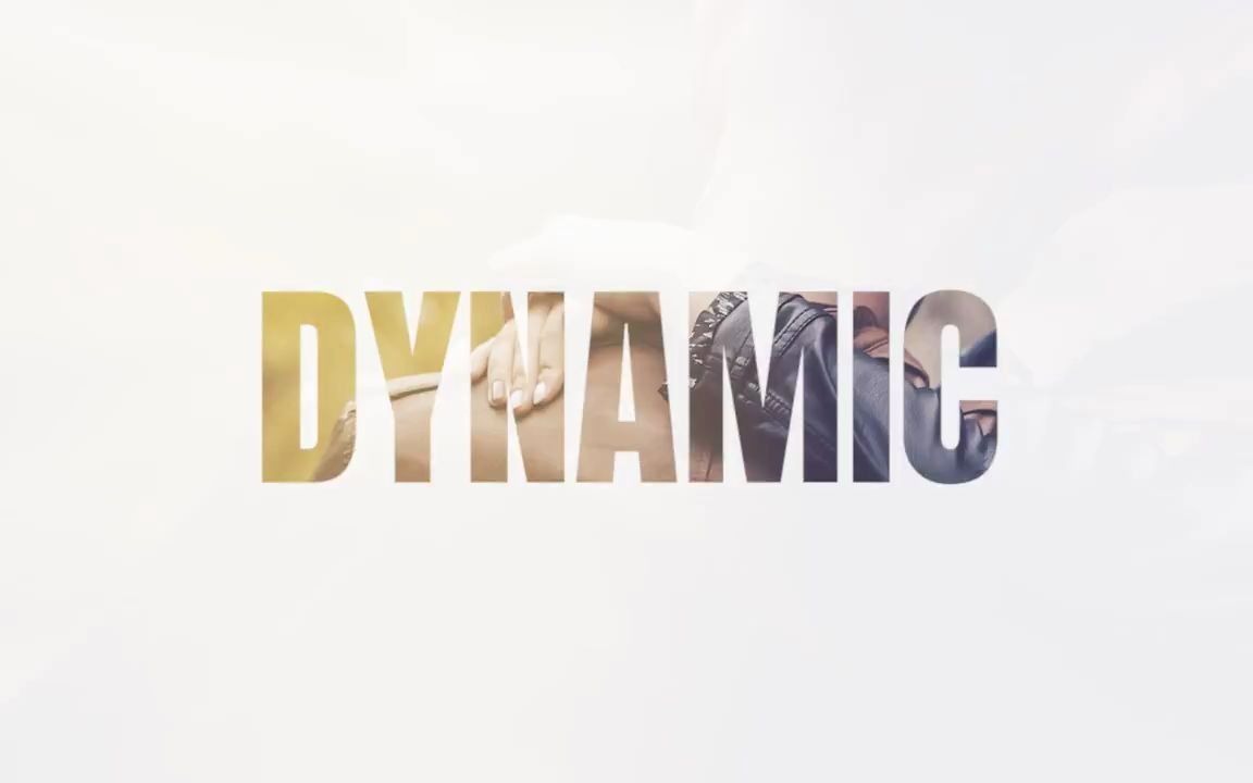 文字照片叠加效果logo展示PR模板