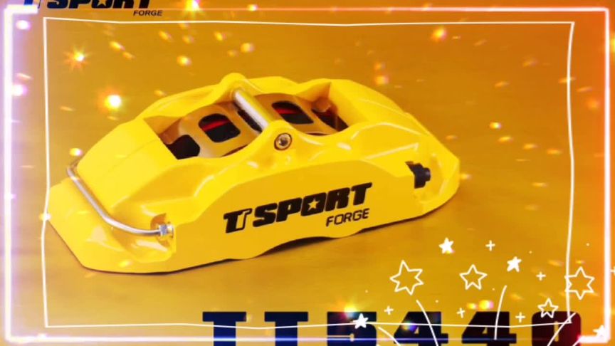 ✨TTSPORT5440黄色刹车套件✨ 分体锻造四活塞卡钳#抖音汽车