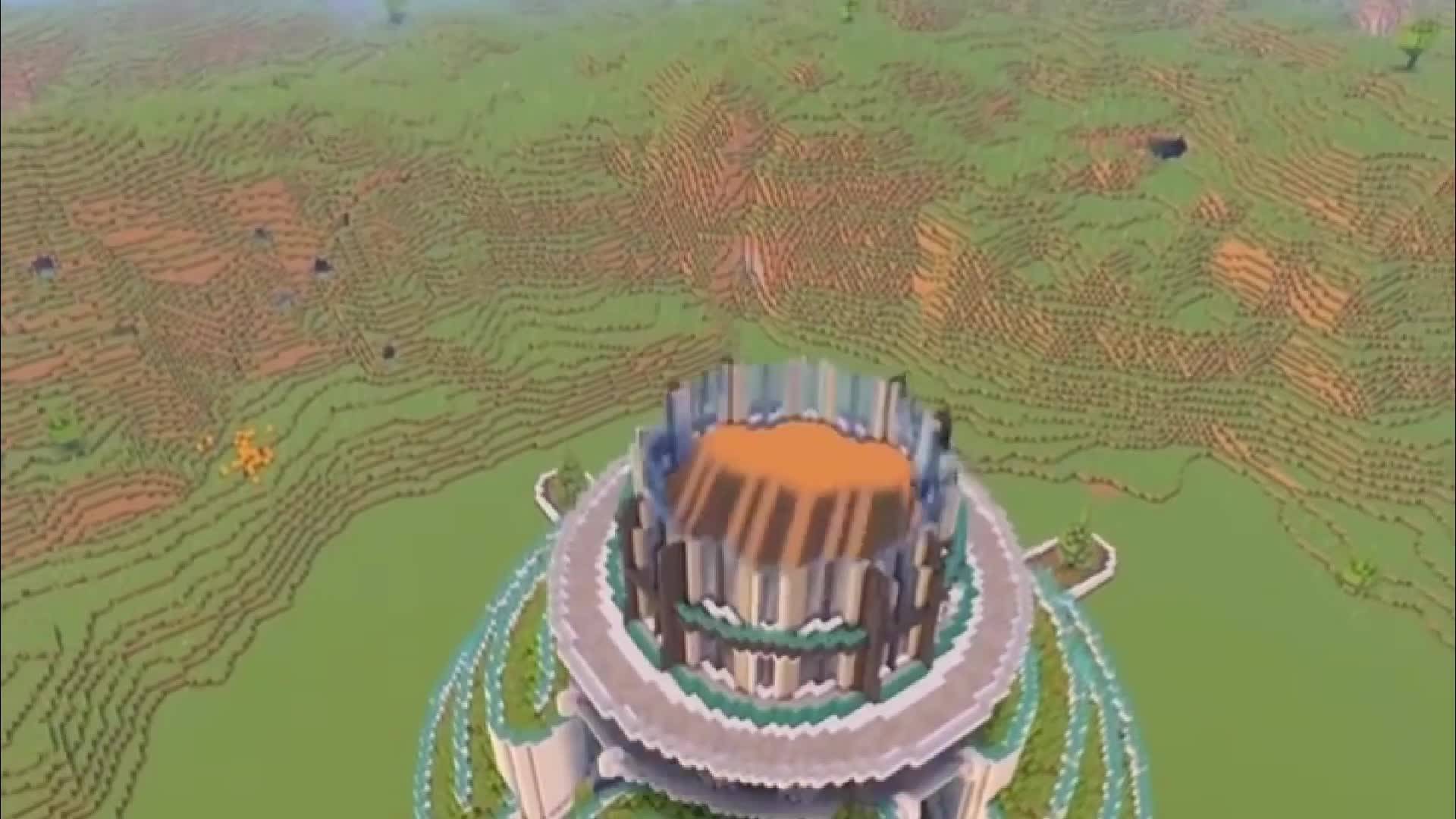 我的世界:现代摩天大楼平地起