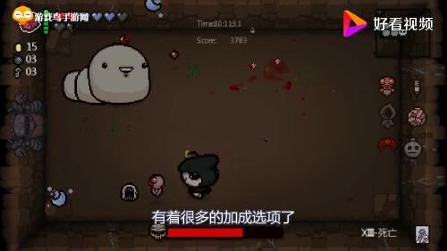 以撒的结合:超大眼泪变出两个BOSS,一个恶魔房ROLL三遍才过瘾