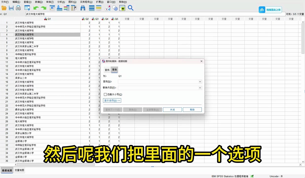 4. 解决“列表中不允许存在字符串变量”——SPSS疑难杂症 列表中不...