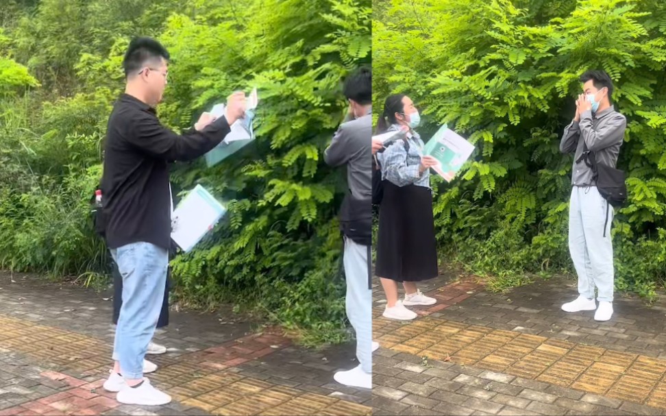 家长收到高考宣传单,发现是复读传单怒撕:这么想我娃考不上吗?