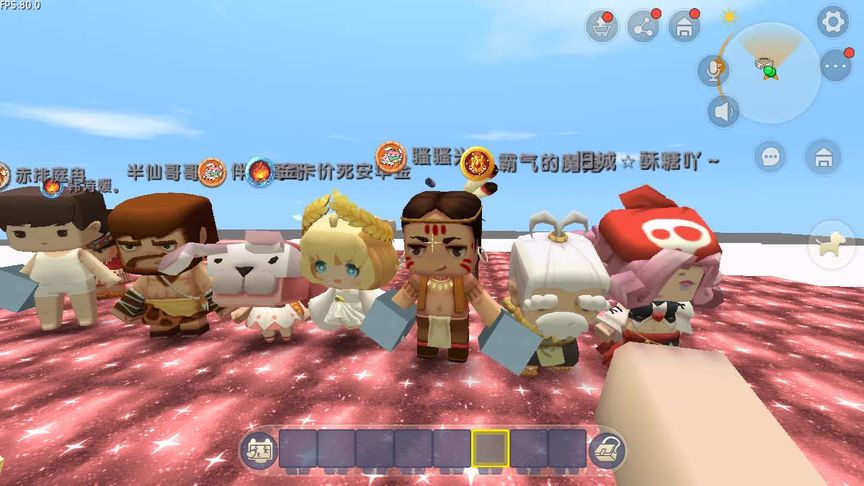 迷你世界:半仙多米组织唱歌比赛,小伙伴把妹妹都拉出来当伴唱