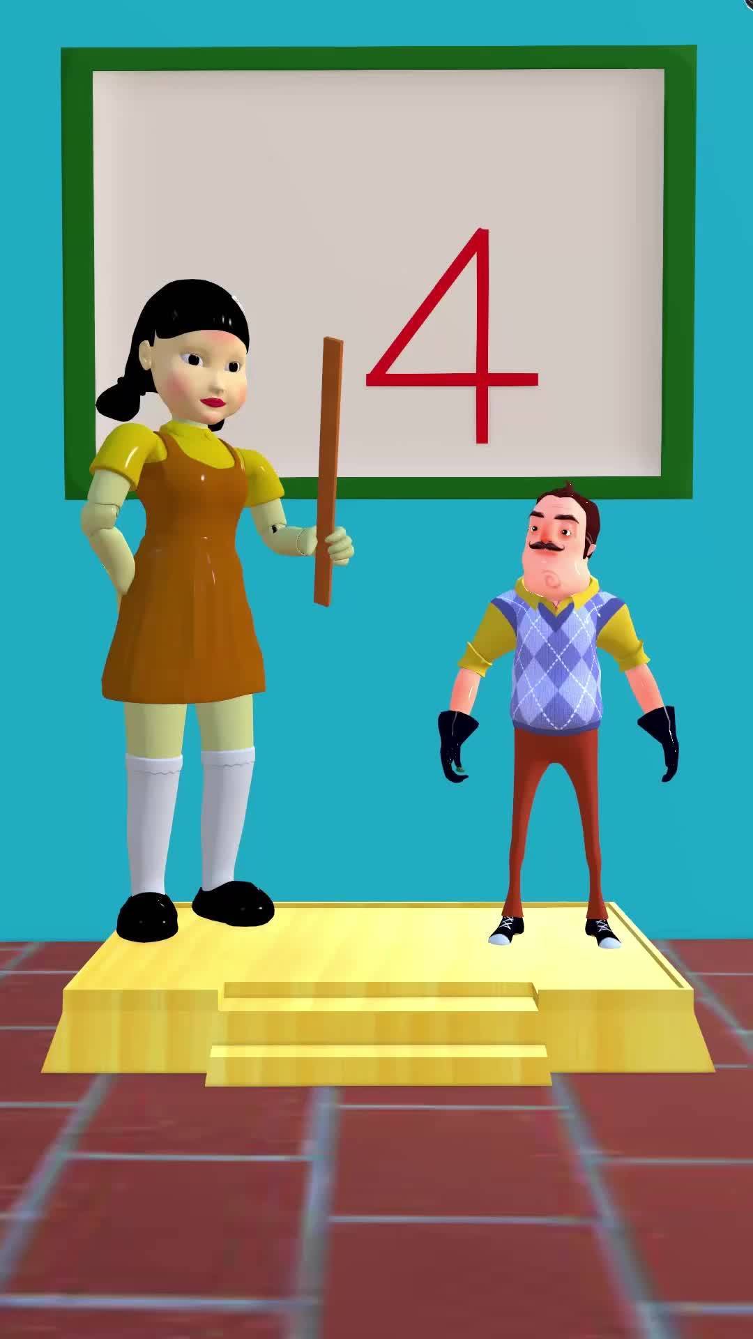 数字4的正确写法!