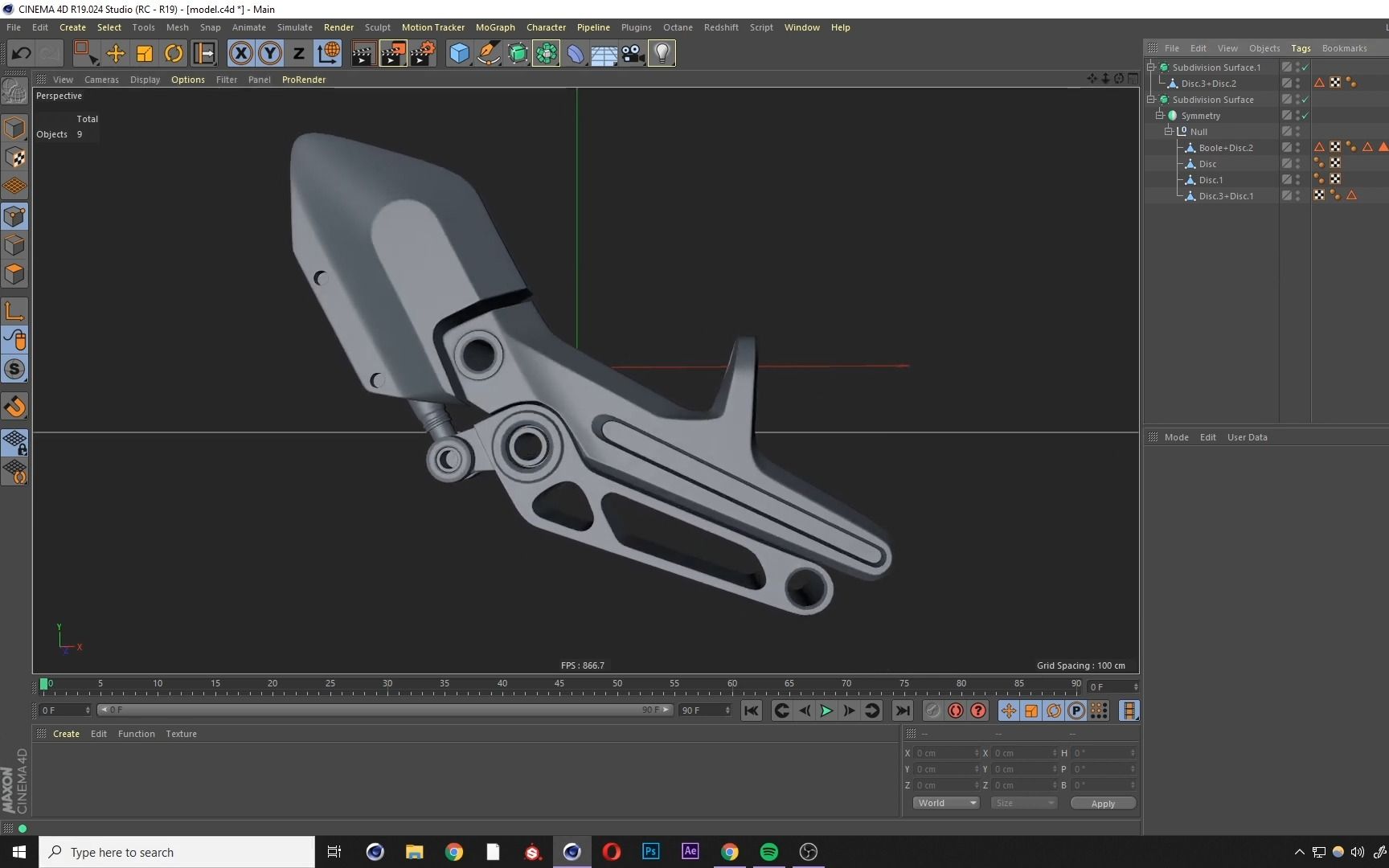 【C4D建模教程】C4D不规则异形建模 C4D建模 多边形画笔建模 C4D...