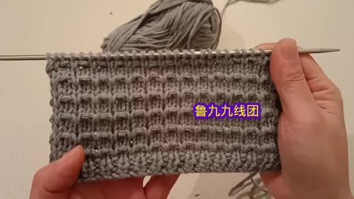 只要上下针完成的花样也能如此好看新手必学款