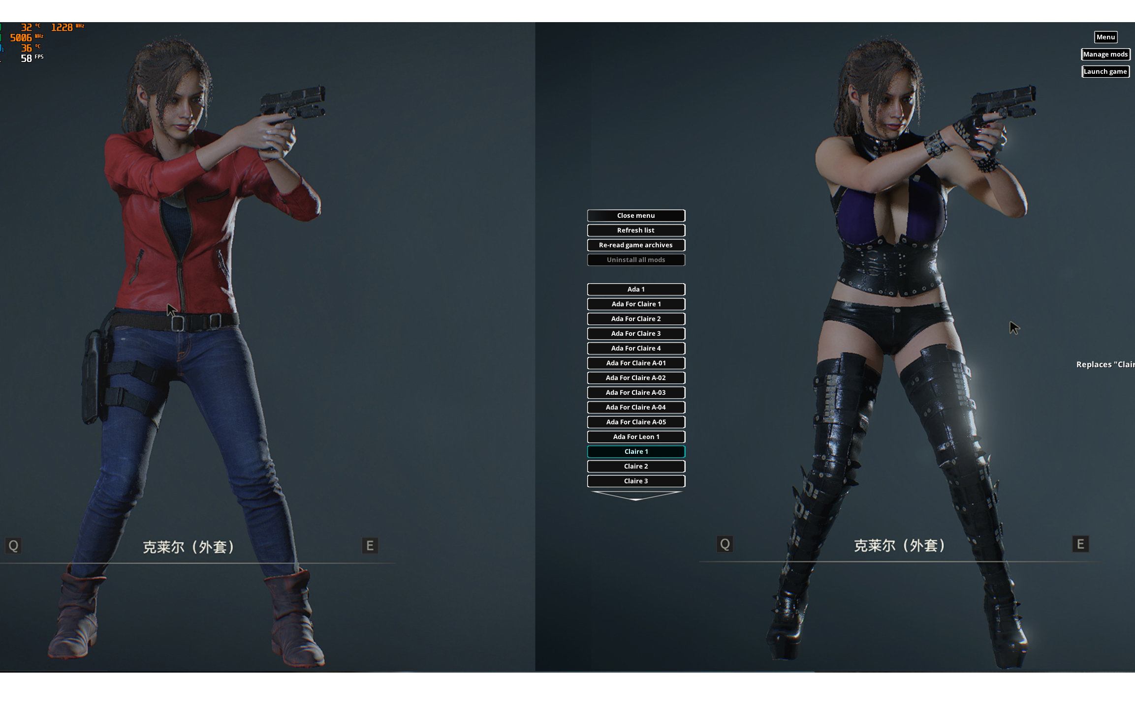 生化危机2重制版一目了然MOD更一目了然了更新了分类视频下方下载...