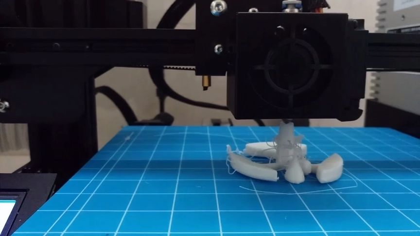 3D打印展示陀螺模型如何从无到的有过程!