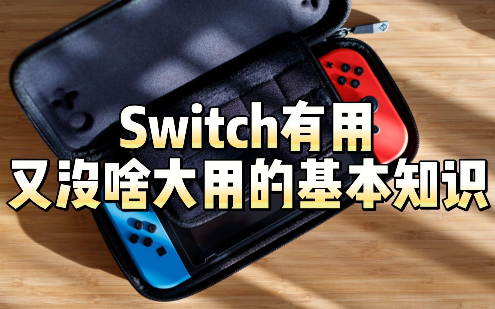 switch新手玩家必看:一些有用又没啥大用的基本常识