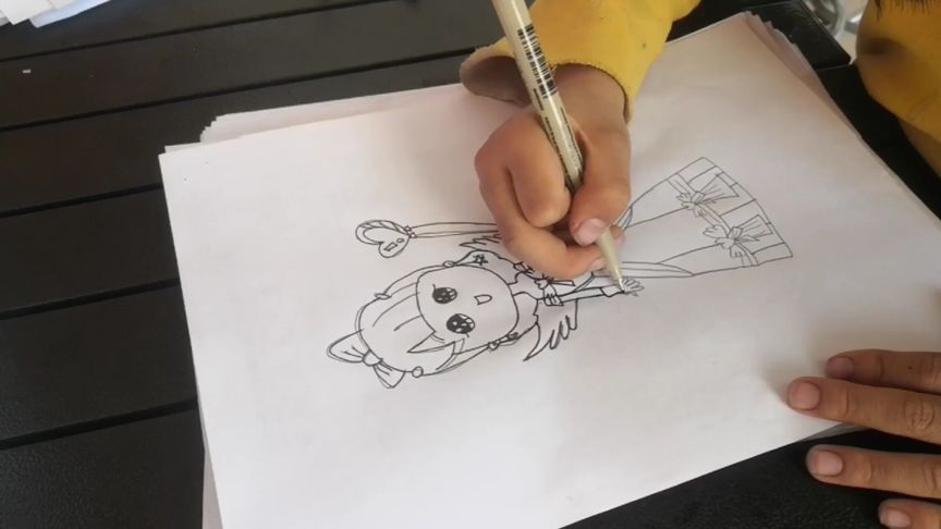 一年级小朋友儿童画