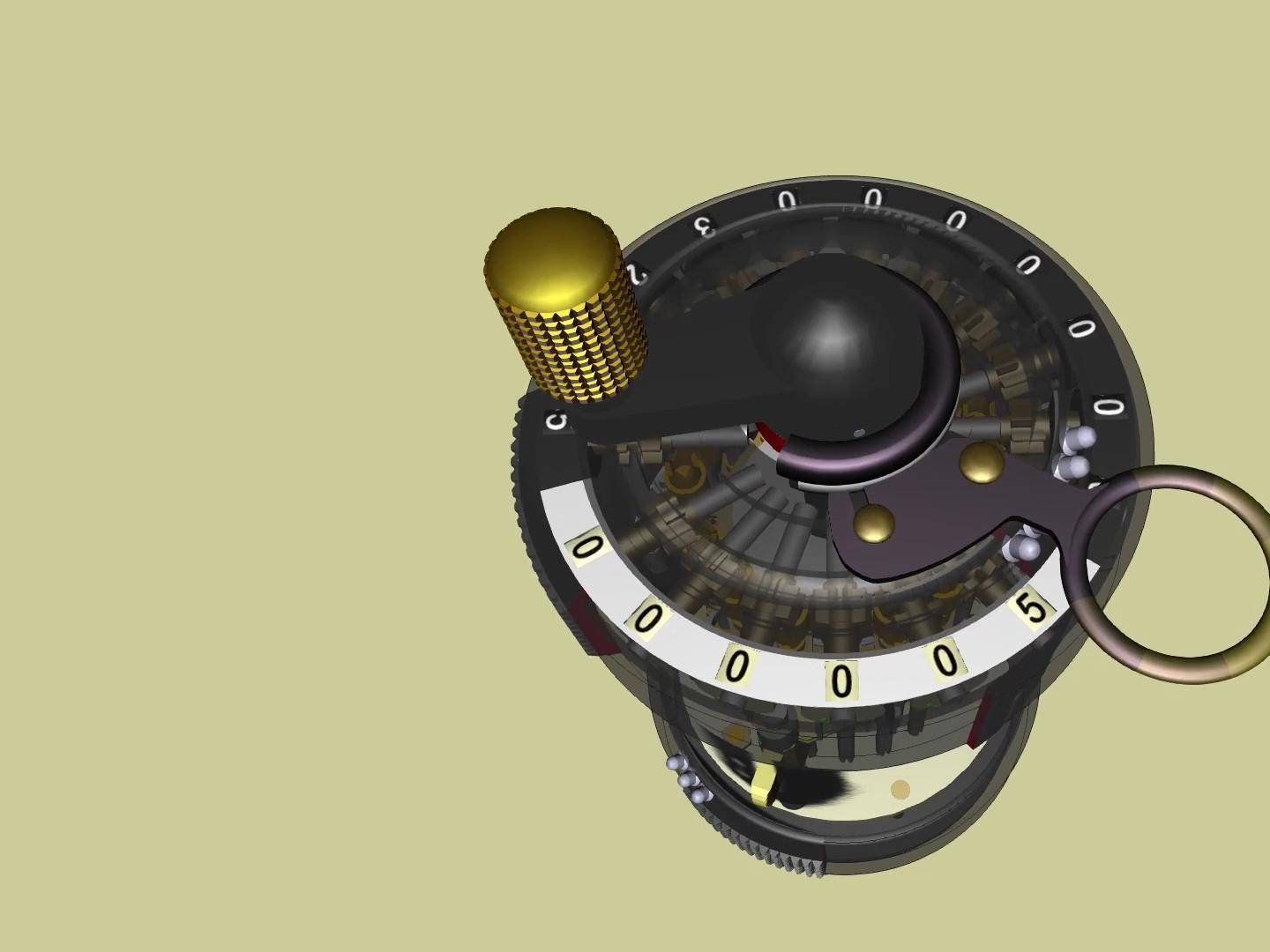动画演示手摇计算器原理,这谁发明的,真是个天才