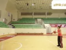 15.原地双手胸前投篮