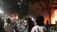 上海大学宝山校区宿舍楼起火,目击学生:以为是闹着玩的!