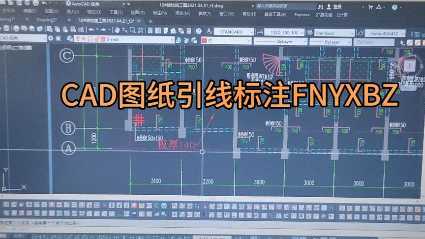 CAD图纸引线标注