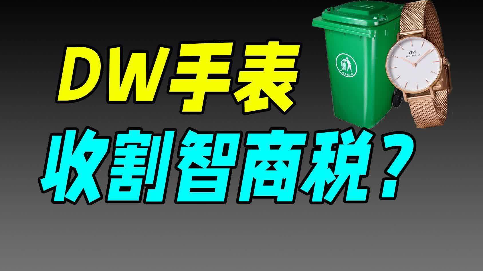 没人能真正拥有一块DW表,你只是替垃圾桶保管它