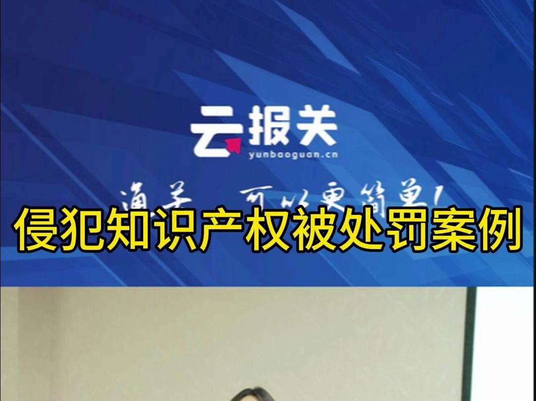 侵犯知识产权被海关处罚的案例