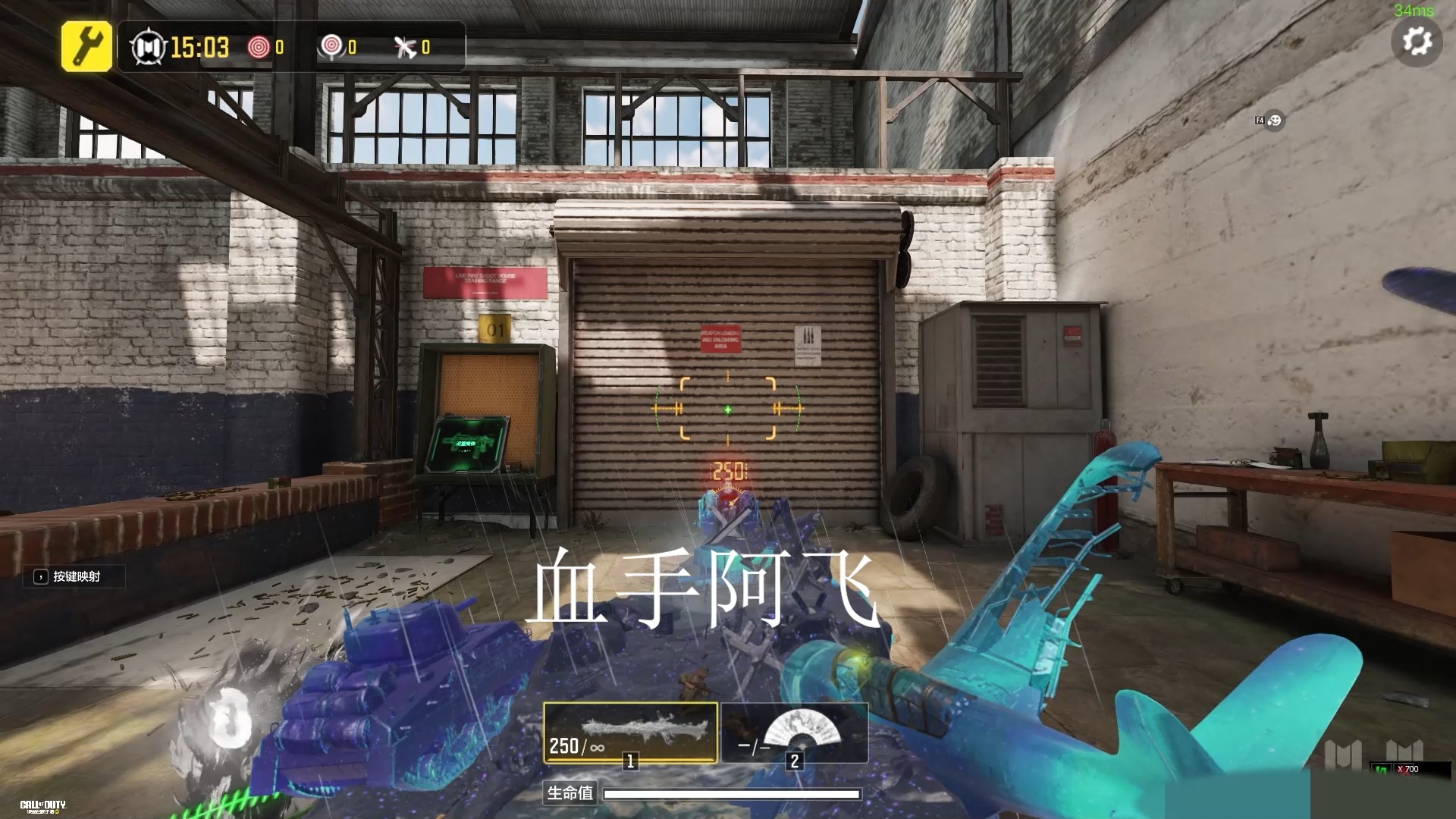 【血手阿飞】CODM模拟器PC端 MG42 250发子弹完美修正一个点_...