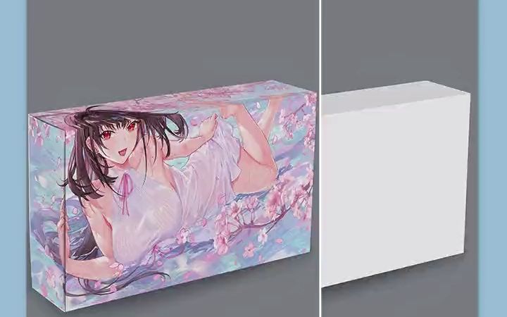 ps 教你10秒快速制作盒子贴图效果