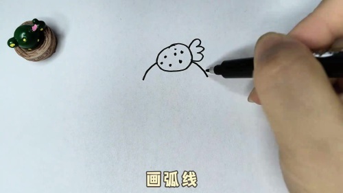 怎么画草莓蛋糕?草莓蛋糕简笔画的画法教程