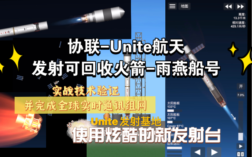 ...航天发射可回收火箭-雨燕船号,运送28颗卫星完成全球实时通讯组网