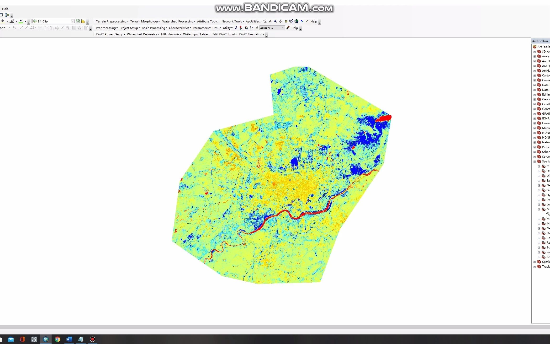 利用ArcGIS根据NDVI值分类